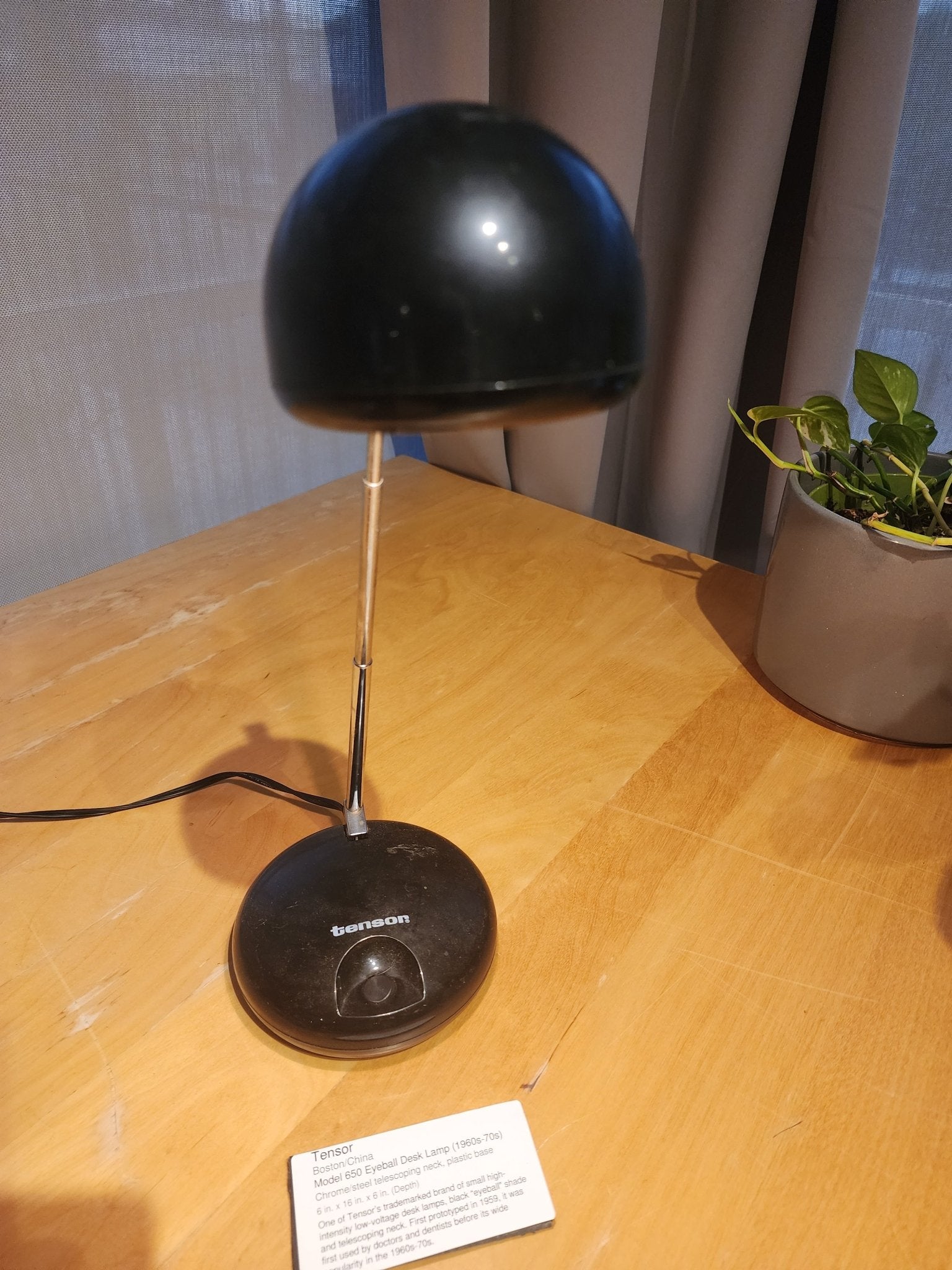 Tensor Model 650 Eyeball Desk Lamp (1960s-70s) – MCMODSTORE